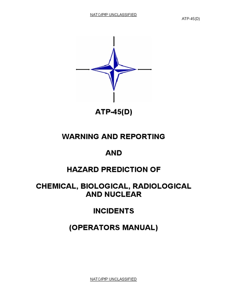 Atp 45 (D) PDF | PDF | Cbrn Defense | Radioactive Contamination