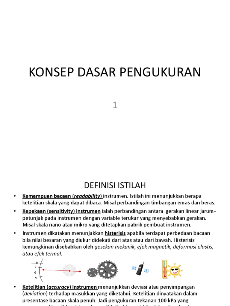 Konsep Dasar Pengukuran PPT 1 | PDF