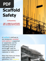 Scaffolding Handover Certificate | PDF | Scaffolding | Crane (Machine)