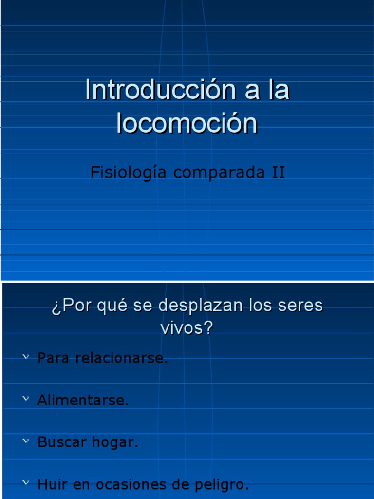 Tipos de locomoción en animales | PDF | Ala | Organismos