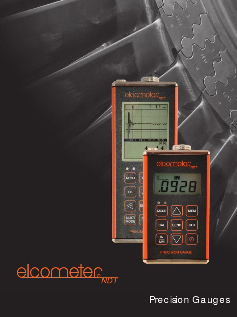 Elcometer PG70&PG70DL | PDF | Calibration | Accuracy And Precision