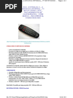 Codigos para Control Directv | PDF