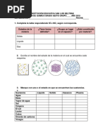 Actividades de Propiedades de la Materia | PDF | Importar | Sustancias ...