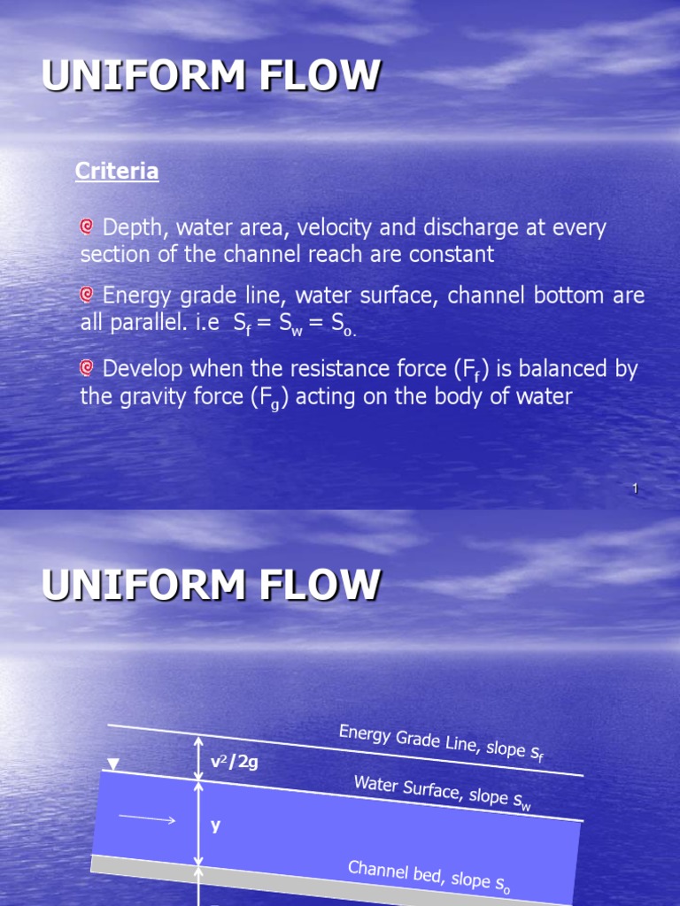 Uniform Flow | PDF | Physical Quantities | Continuum Mechanics