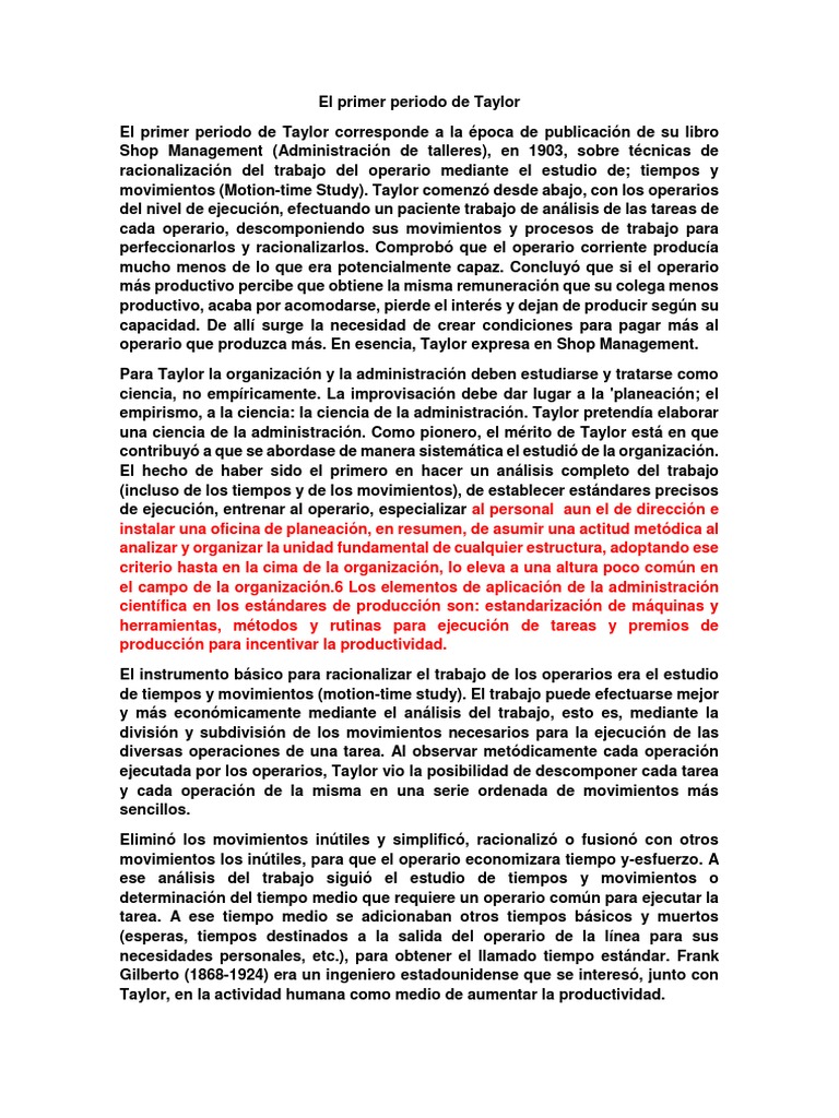 El Primer Periodo de Taylor | PDF | Science | Ciencia (general)