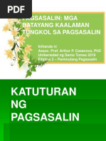 Mga Simulain Sa Pagsasalin | PDF