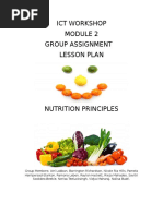 LESSON PLAN Balanced Diet | PDF