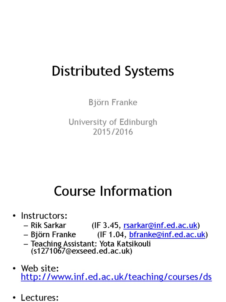 Intro Distributed Systems | PDF | Distributed Computing | Routing