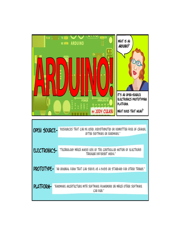 Arduino Cartoon | PDF | Arduino | Electrical Resistance And Conductance