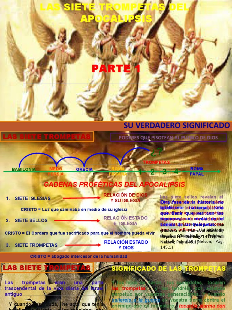 Las Siete Trompetas Parte 1 | PDF | Incienso | Santo de los santos