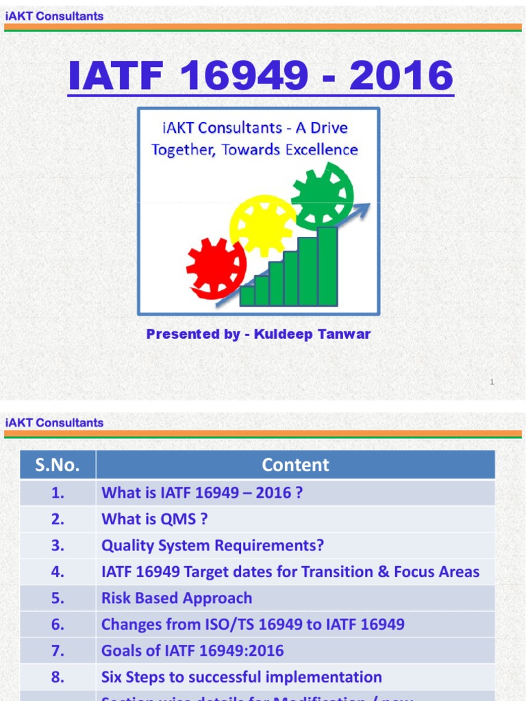 Iatf16949 2016requirements 180406051018 PDF | PDF | Quality Management ...