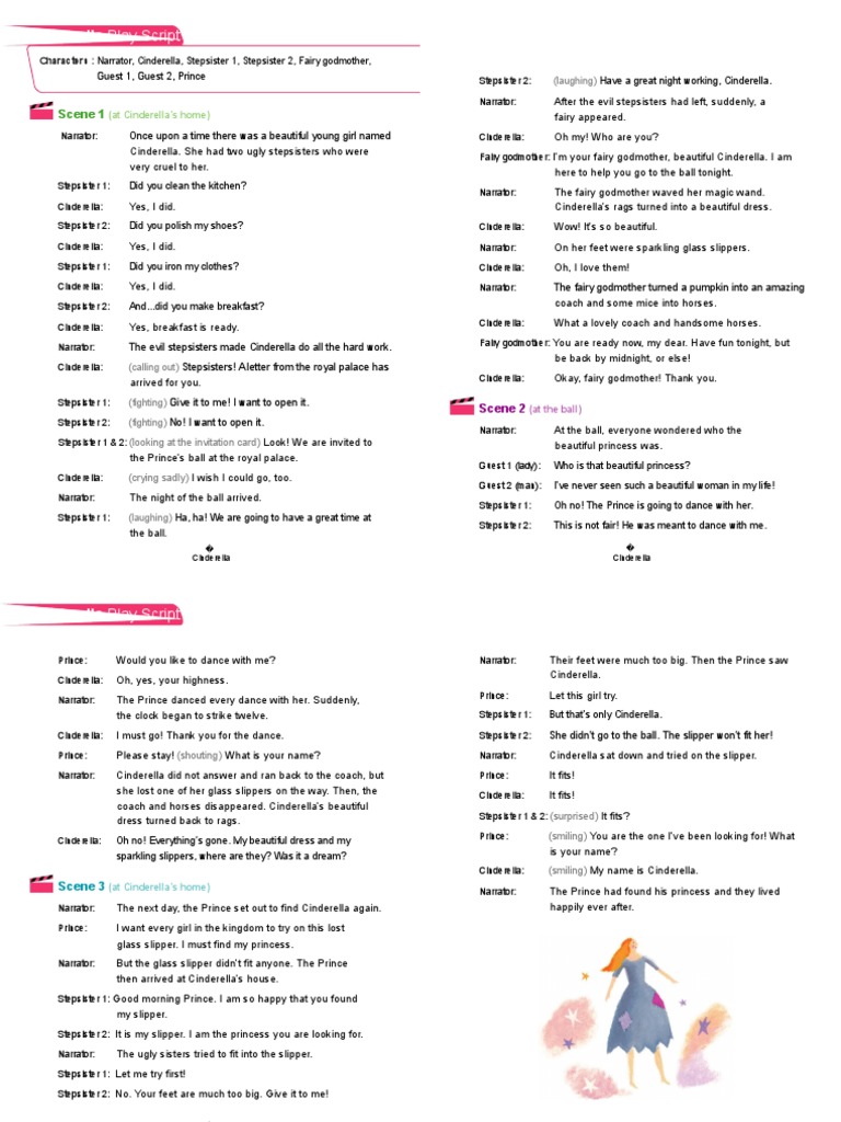 Cinderella Script | Hansel And Gretel (Opera) | Jack And The Beanstalk ...