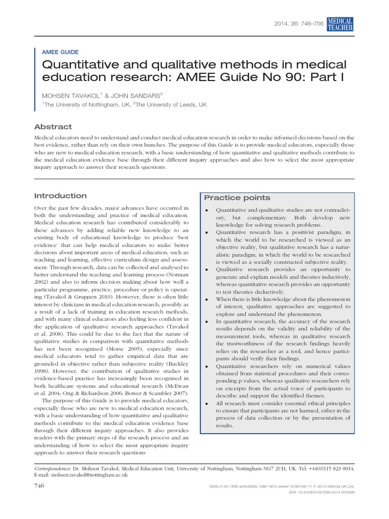 Quantitative Qualitative Methods Guide Part 1 | PDF | Hypothesis ...