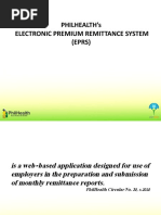 PhilHealth EPRS User Guide | PDF | Payments | Services (Economics)