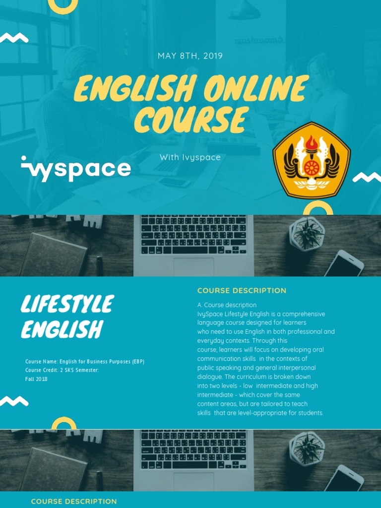 English Online Course: MAY 8TH, 2019 | PDF | English Language | Mentorship