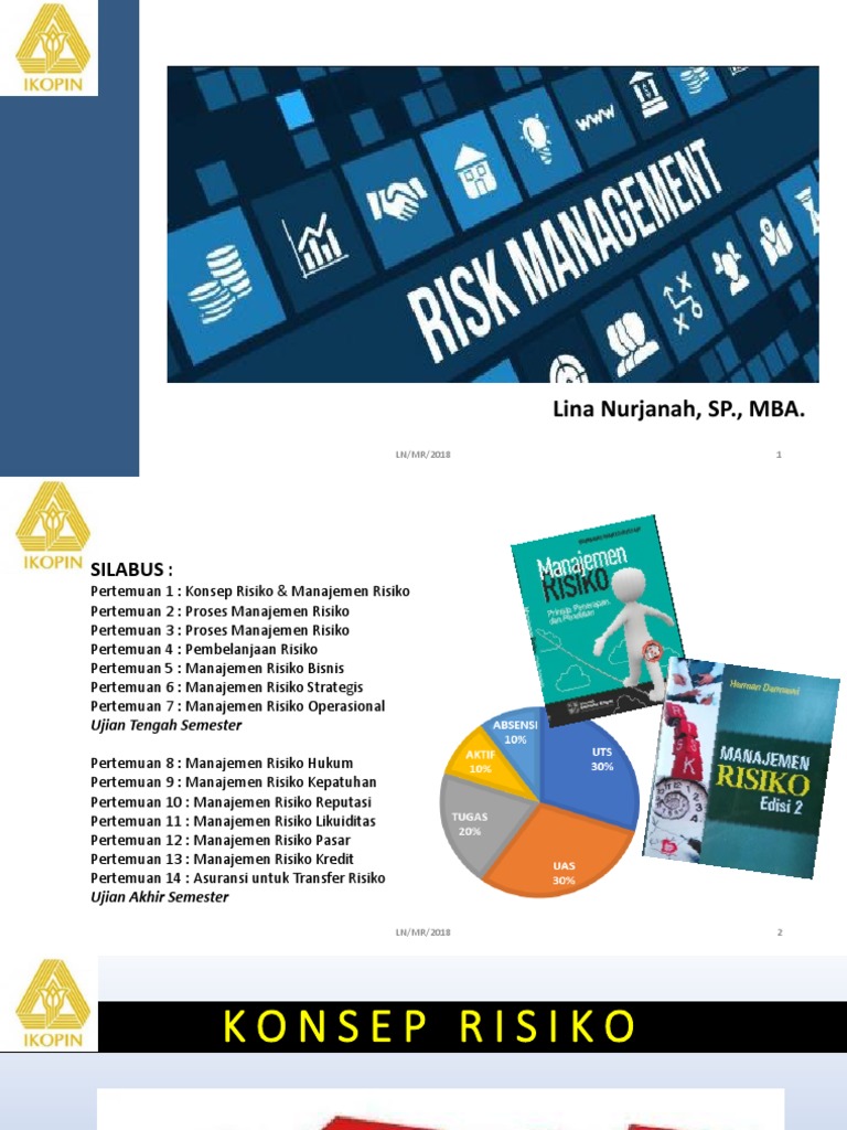 Konsep Risiko & Manajemen Risiko PDF | PDF | Bisnis