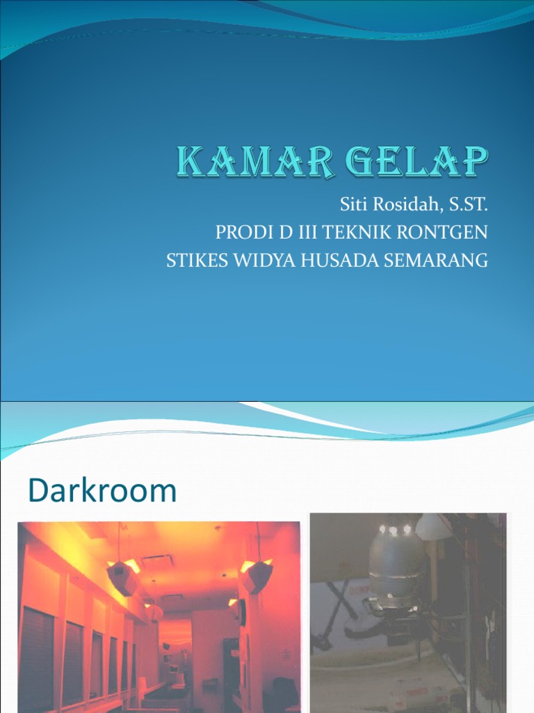 Fungsi dan Konstruksi Kamar Gelap | PDF | Griya & Taman