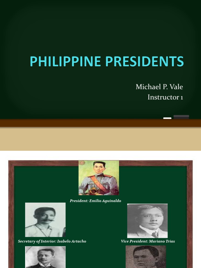 Philippine Presidents Pdf President Of The Philippines World Politics