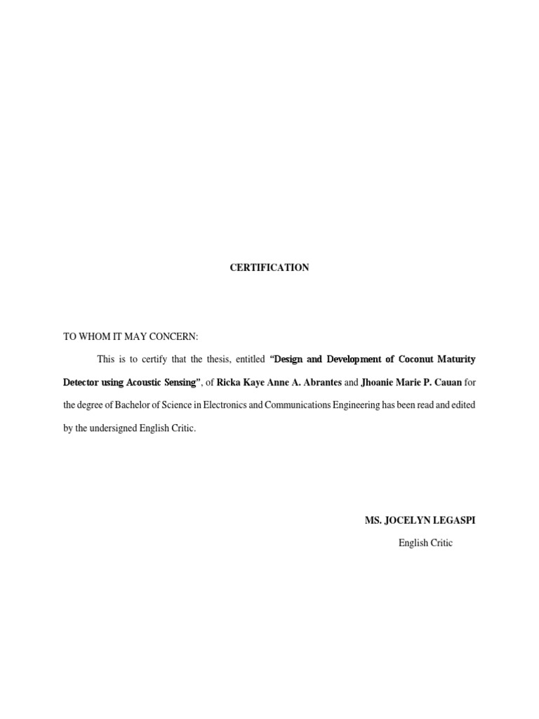 English Certificate | PDF