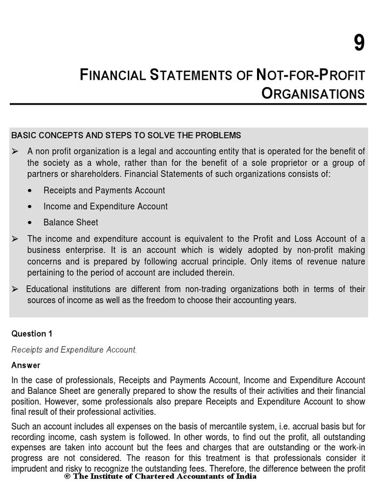 Group - I Paper - 1 Accounting V2 Chapter 9 PDF | PDF | Expense ...