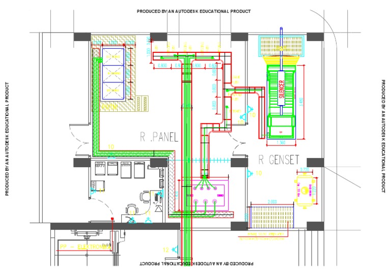 Layout Ruang Genset | PDF