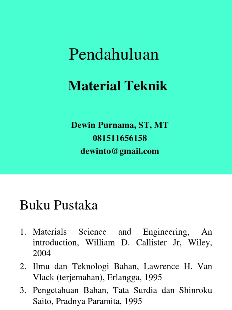 Material Teknik | PDF
