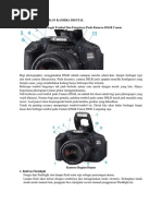 Mengenali Fungsi Tombol Dan Bagian Kamera DSLR | PDF | Komputer