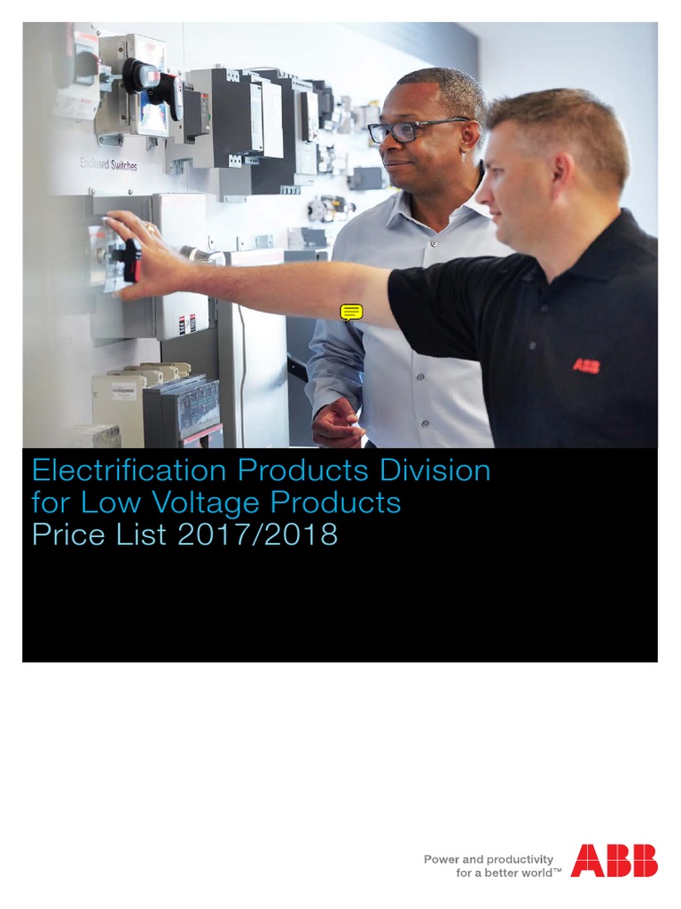 ABB Price List 2017-2018 | PDF | Relay | Switch