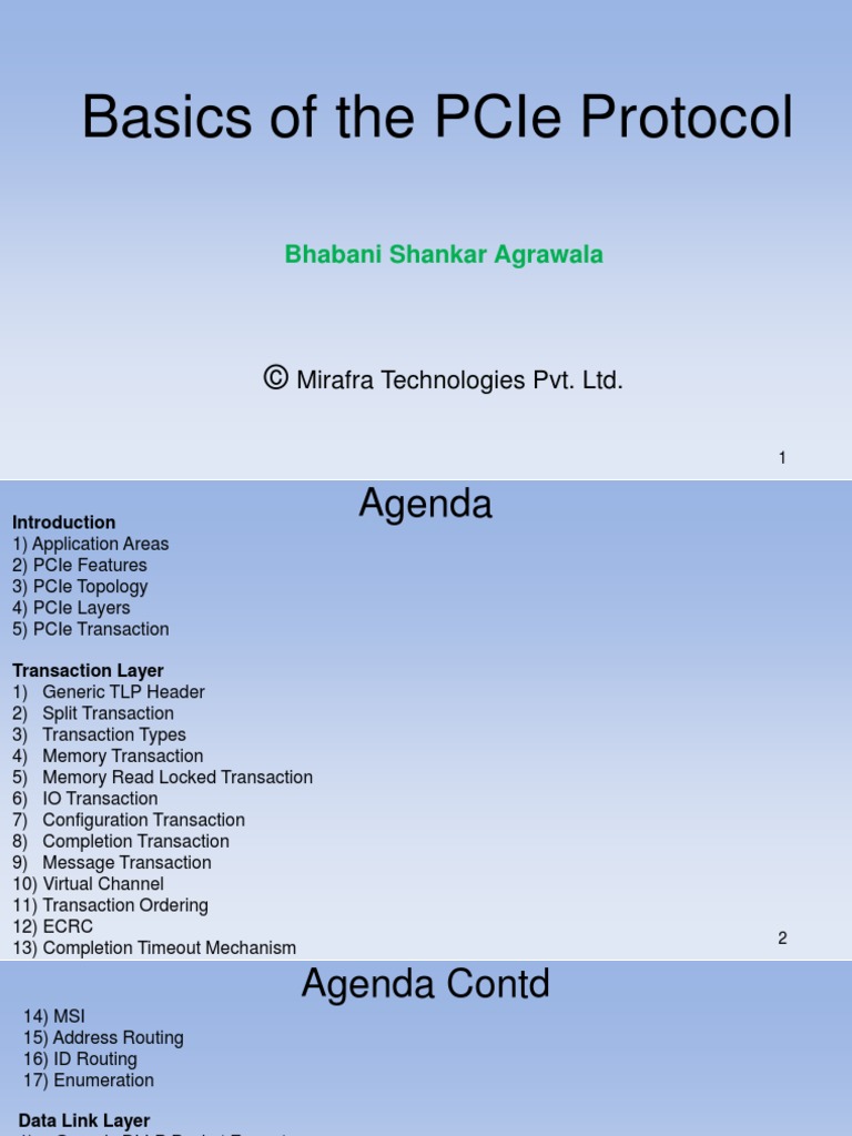 PCIe Training PDF | PDF | Data Transmission | Electrical Engineering