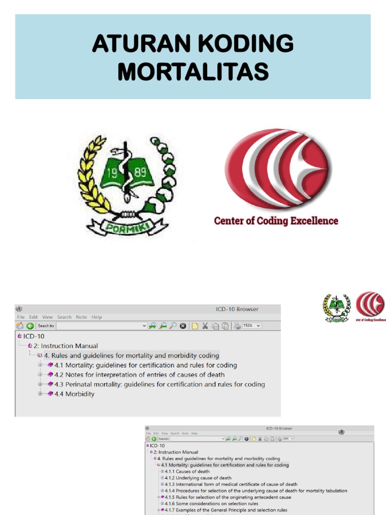 Aturan Koding Mortalitas PDF | PDF