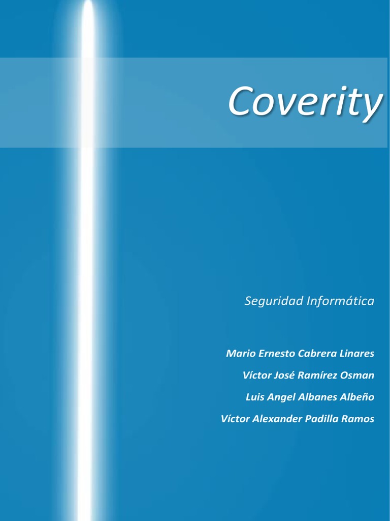 Coverity | PDF | Pruebas de software | Ingeniería de software