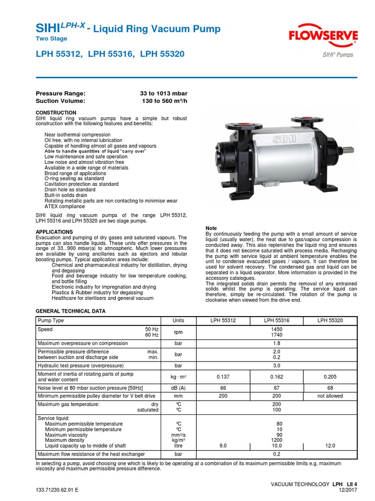 LPHX 55000 - Flowserve | PDF | Pump | Liquids