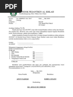 Contoh Surat Tagihan SPP | PDF