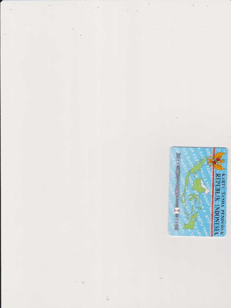 KTP (Tampak Belakang) | PDF