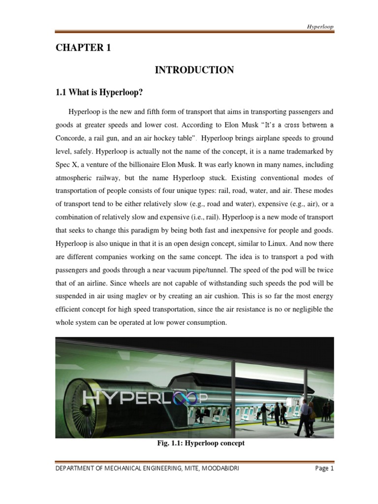 Hyperloop Report | Download Free PDF | Hyperloop | Suspension (Vehicle)