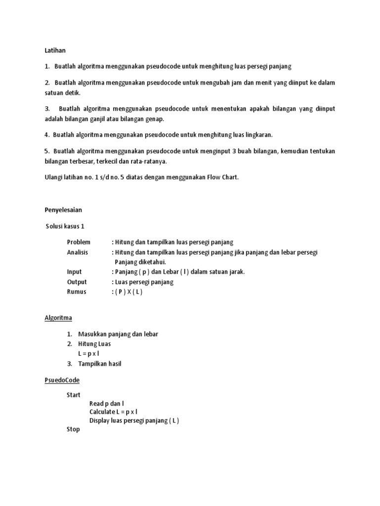 Latihan DAP | PDF | Metode & Bahan Ajar | Komputer