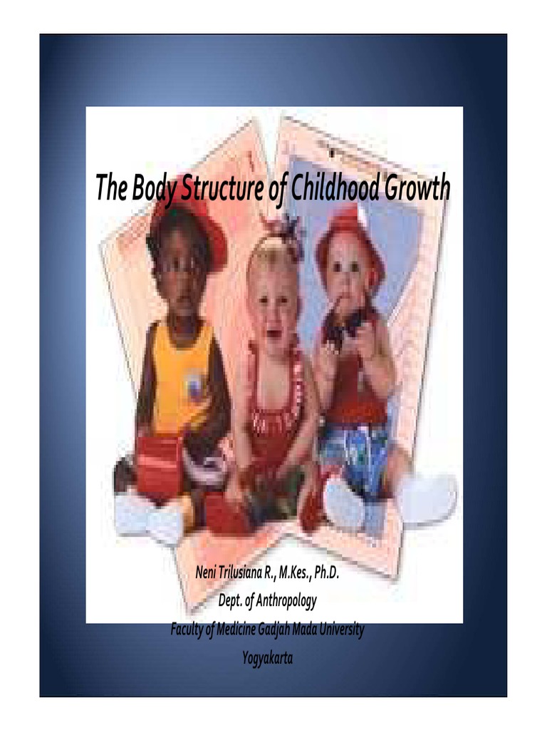 The Body Structure of Childhood Growth (2010) | PDF | Anthropometry ...