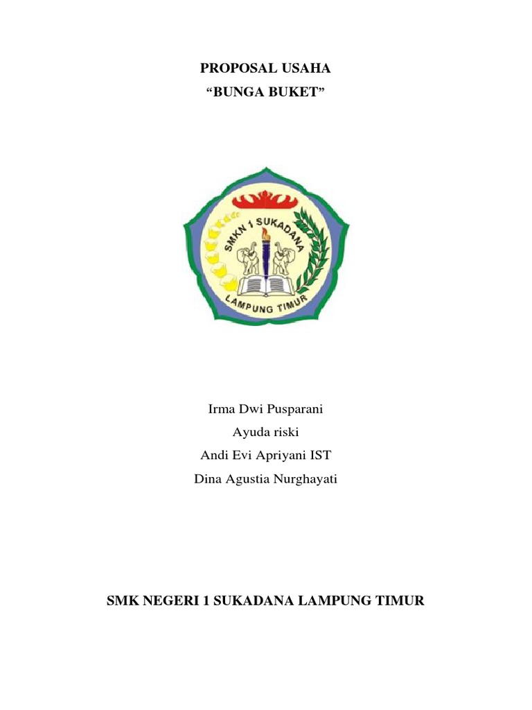 PROPOSAL USAHA Bucet Bunga Irma | PDF