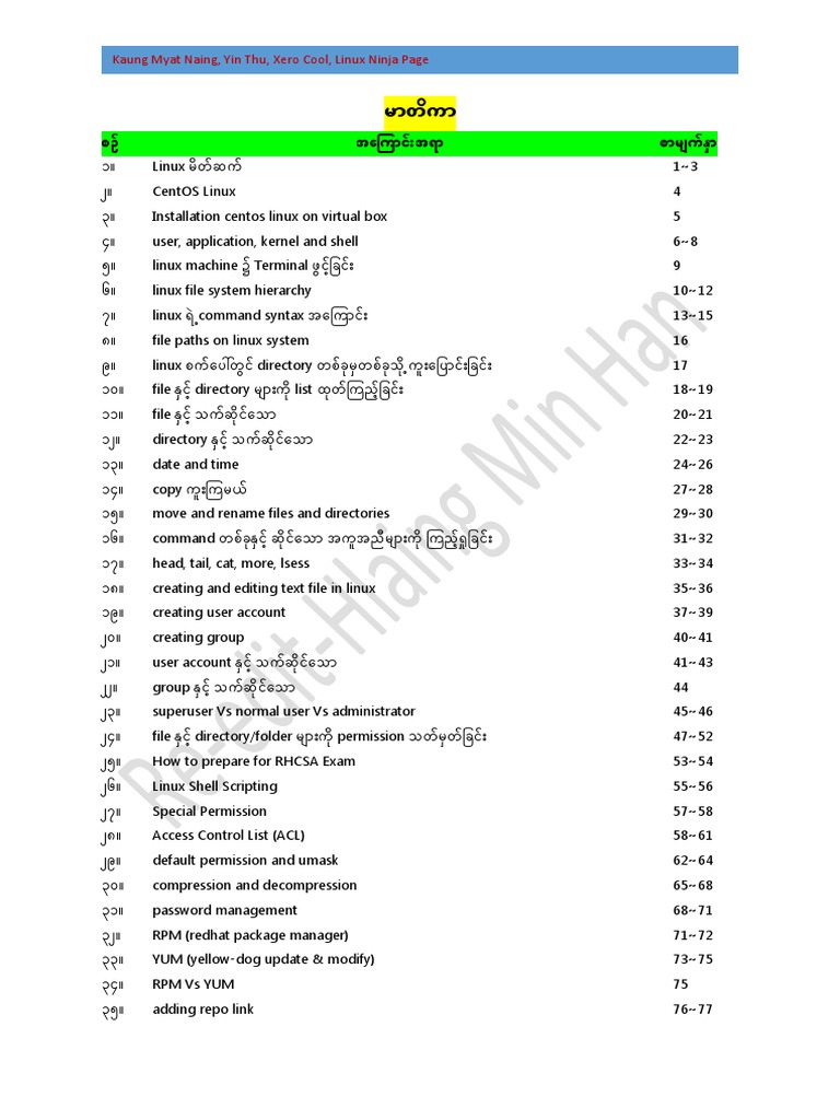 Linux - Ninja - Page - Lesson - PDF Filename UTF-8''Linux Ninja Page Lesson PDF | PDF