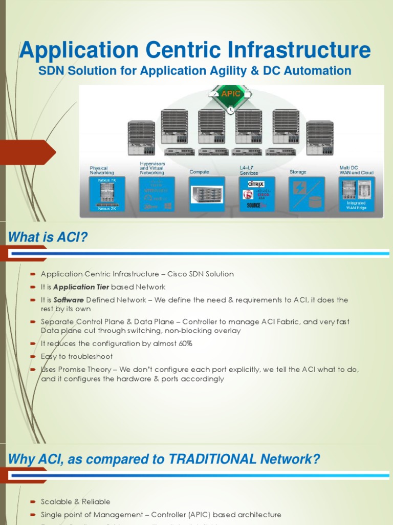 ACI | PDF | Network Switch | Computer Network