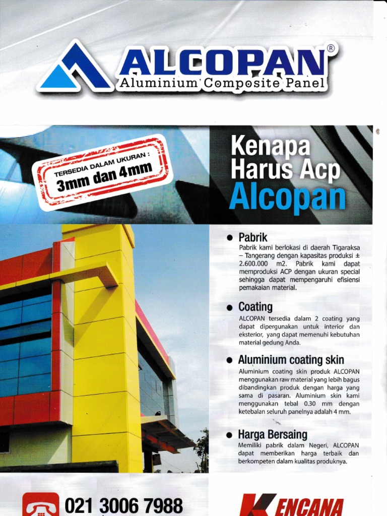 Brosur Alcopan A | PDF