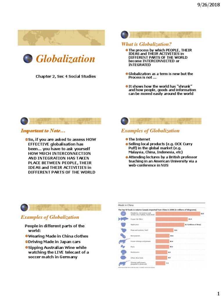 What Is Globalization? | PDF | Globalization | Transport