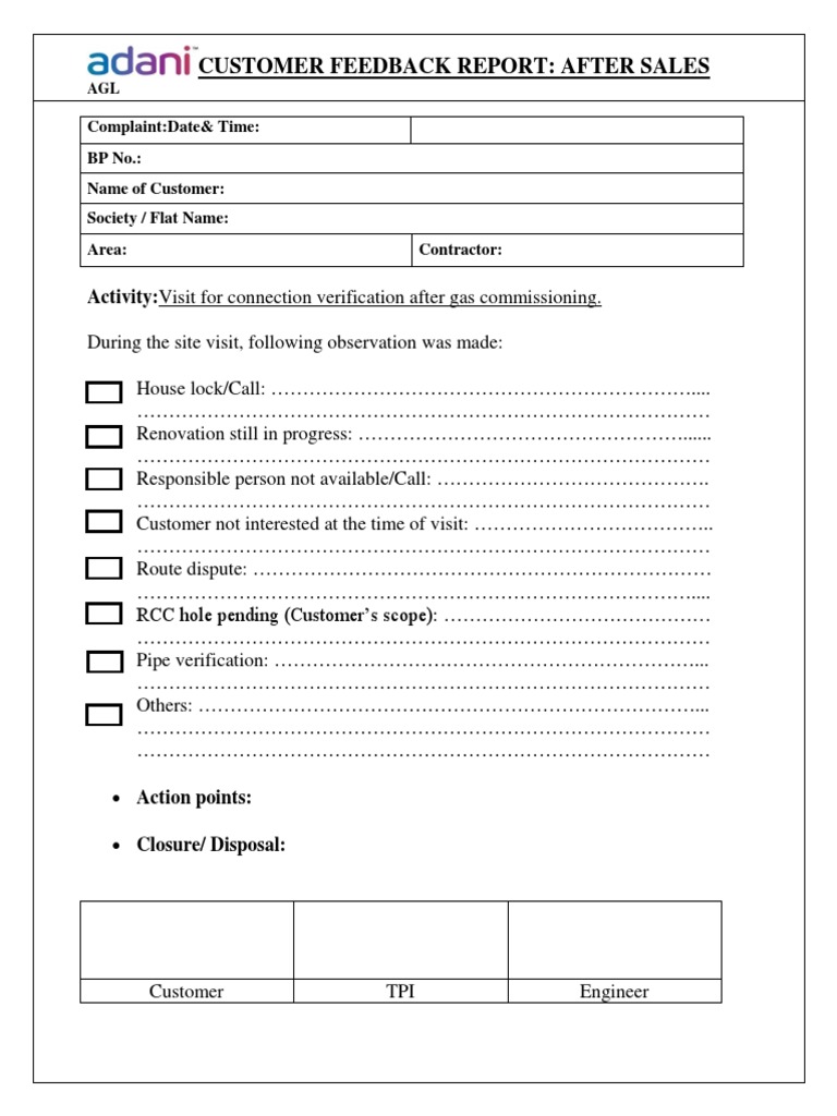 Customer Feedback Report: After Sales Insights | PDF | Finance & Money ...