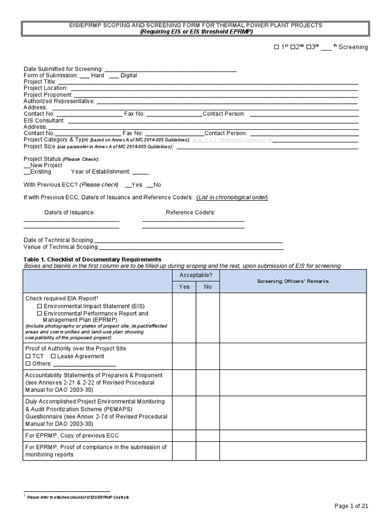 Thermal Power Plant Projects | PDF | Environmental Impact Assessment ...