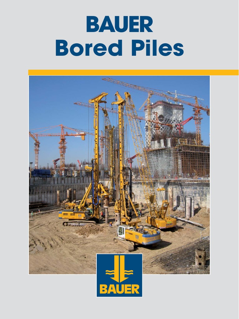 905 015 2 BAUER-Bored-Piles en PDF | PDF | Deep Foundation | Casing ...