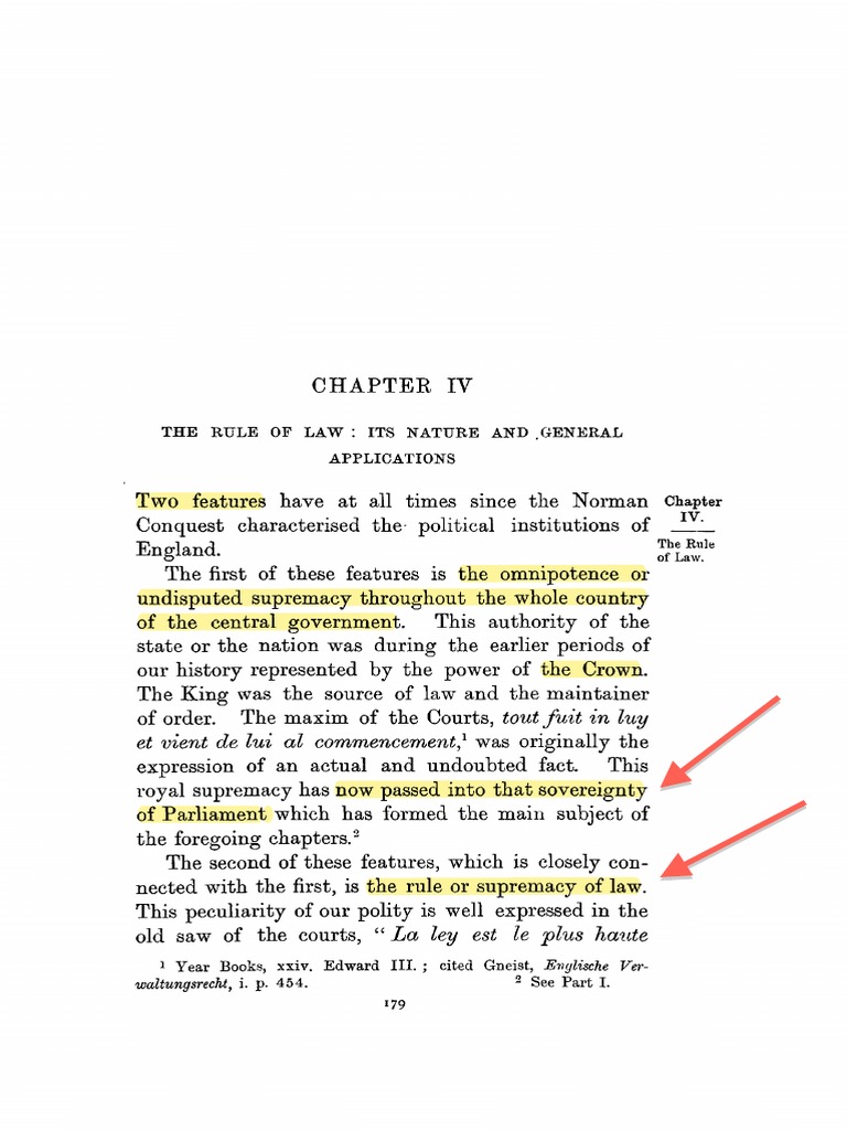 Dicey Introduction - Rule of Law Its Nature and General Applications ...