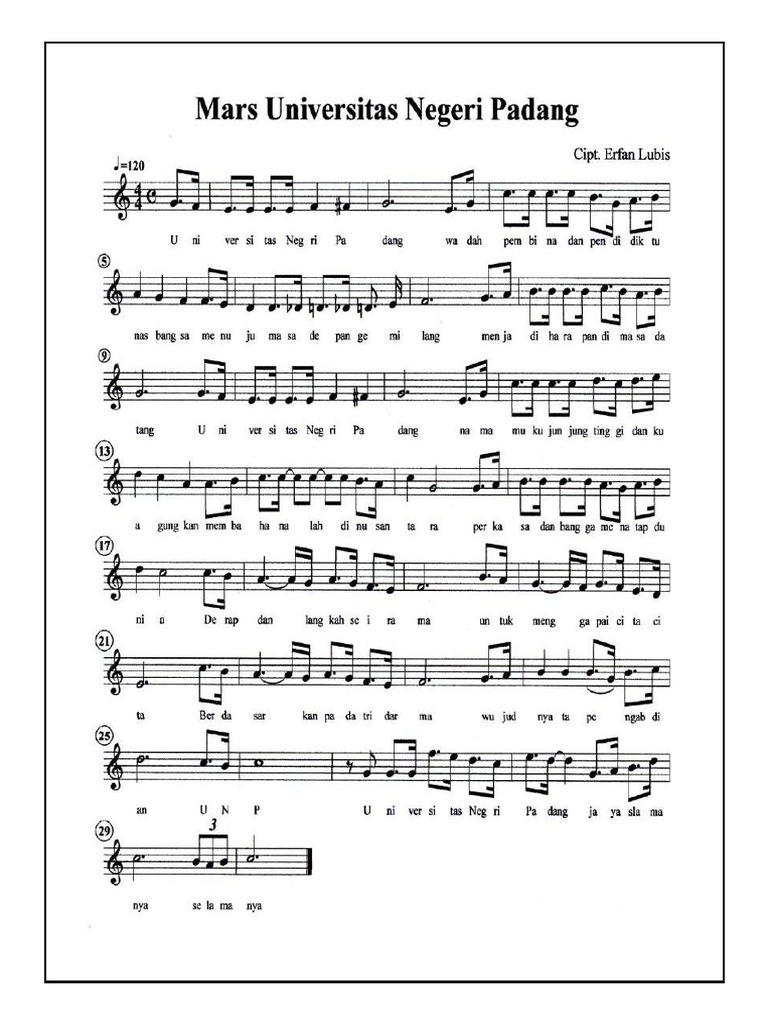 Hymne Dam Mars Unp PDF | PDF