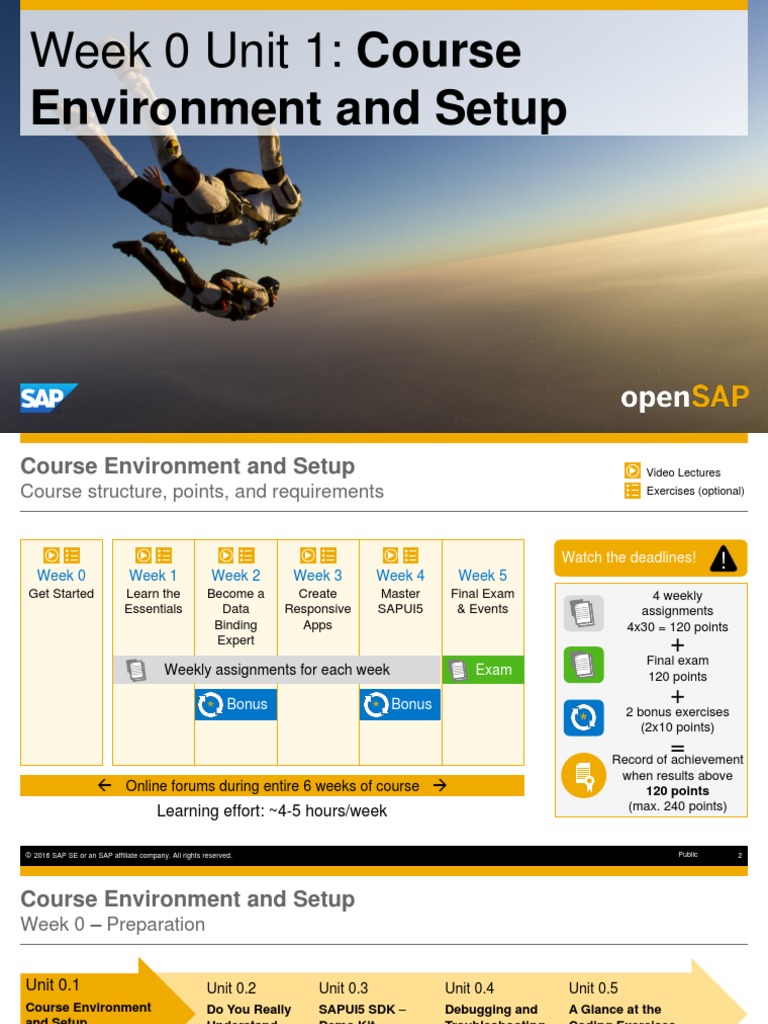 OpenSAP Ui51 Week0 All Slides | PDF | Java Script | Scope (Computer Science)