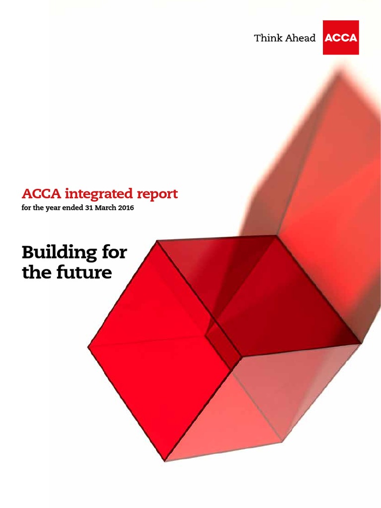 ACCA Integrated Report 2015-16 PDF | PDF | Strategic Management ...