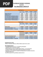 2024-2025 School Fees Schedule | PDF | Fee | Payments